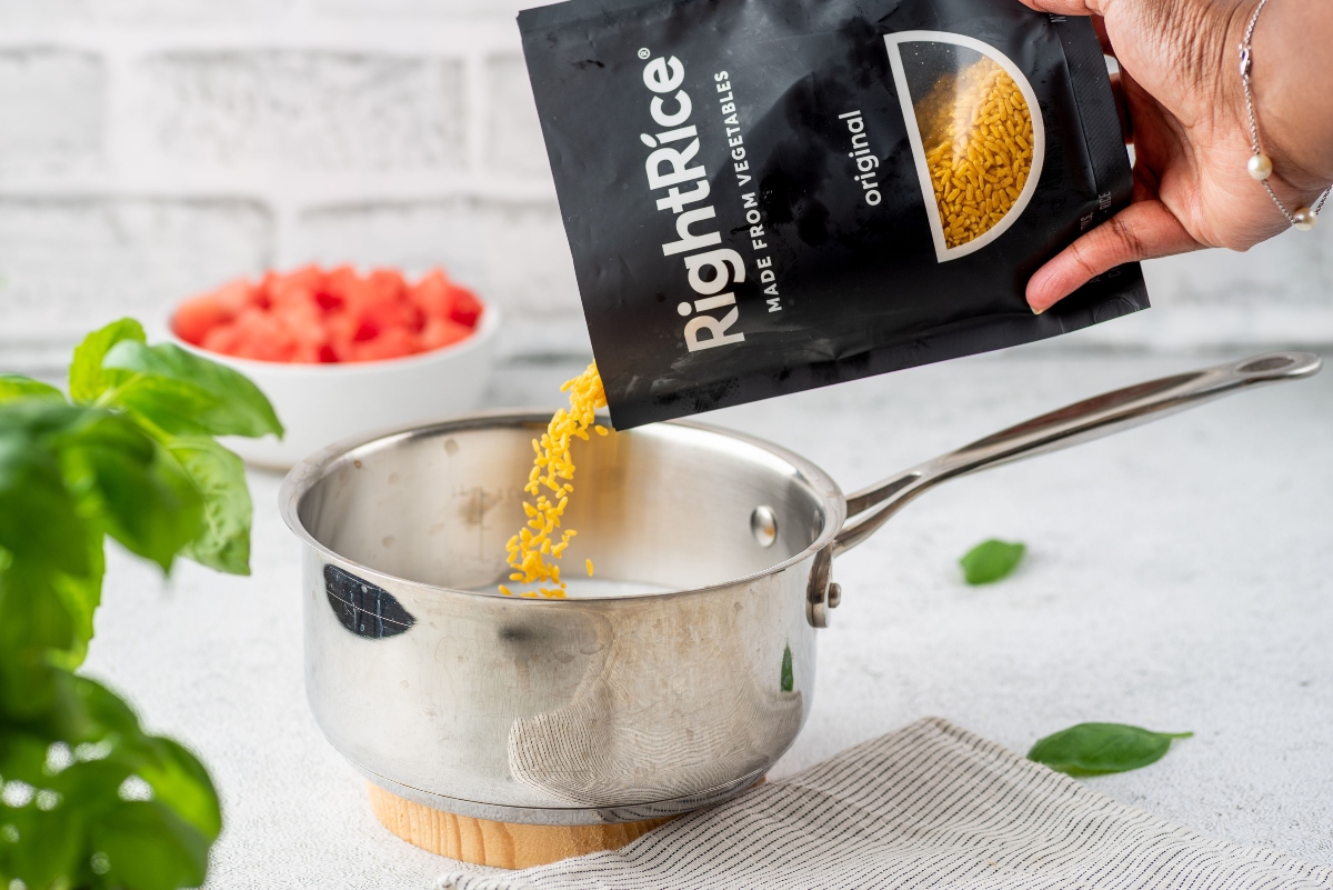 High Fiber Watermelon Salad with Coconut Rice - Erin Palinski-Wade