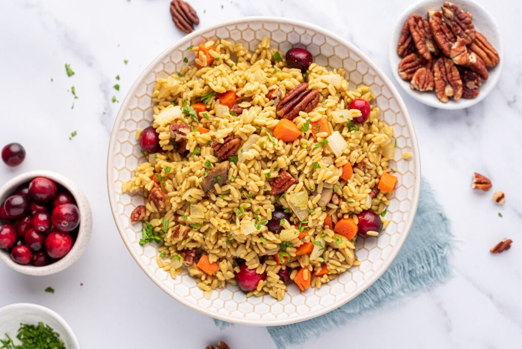 The Easiest Thanksgiving Rice Recipe {Blood Sugar Friendly} - Erin ...