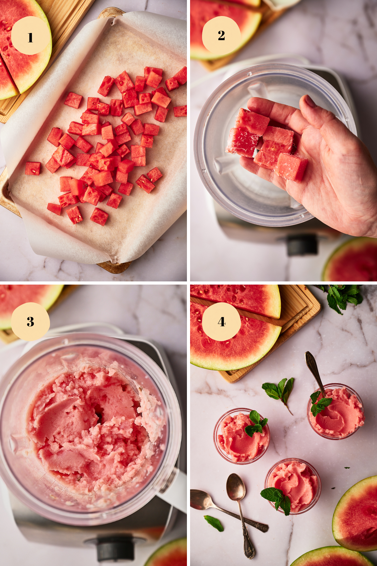 2-Ingredient Watermelon Nice Cream